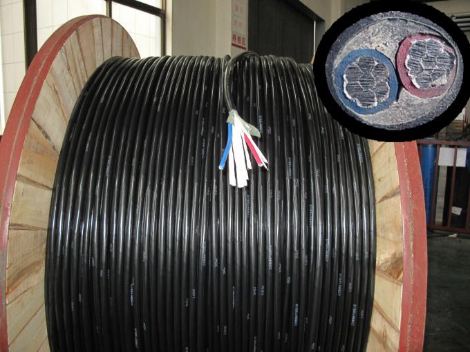 Black 110kV XLPE High Voltage Underground Cable 50mm For Construction